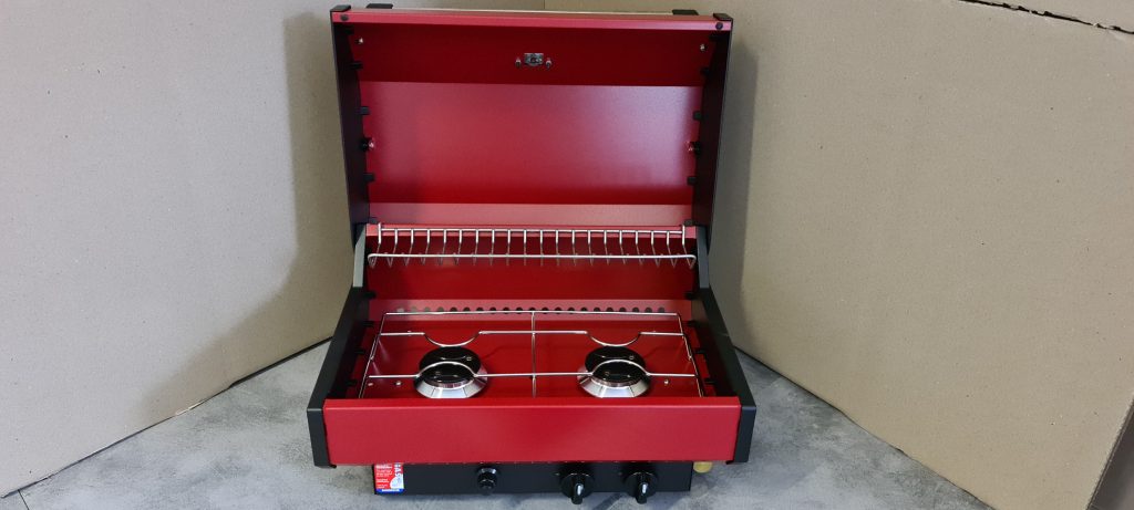 swift BBQ with slide out and rotatable - caravan appliances - Jenka Group